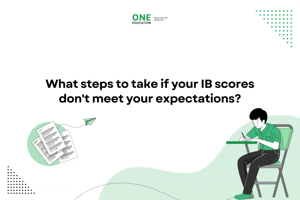 What steps to take if your IB scores don't meet your expectations?