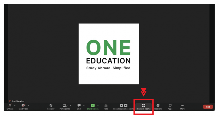 How to use Breakout Rooms on Zoom - One Education